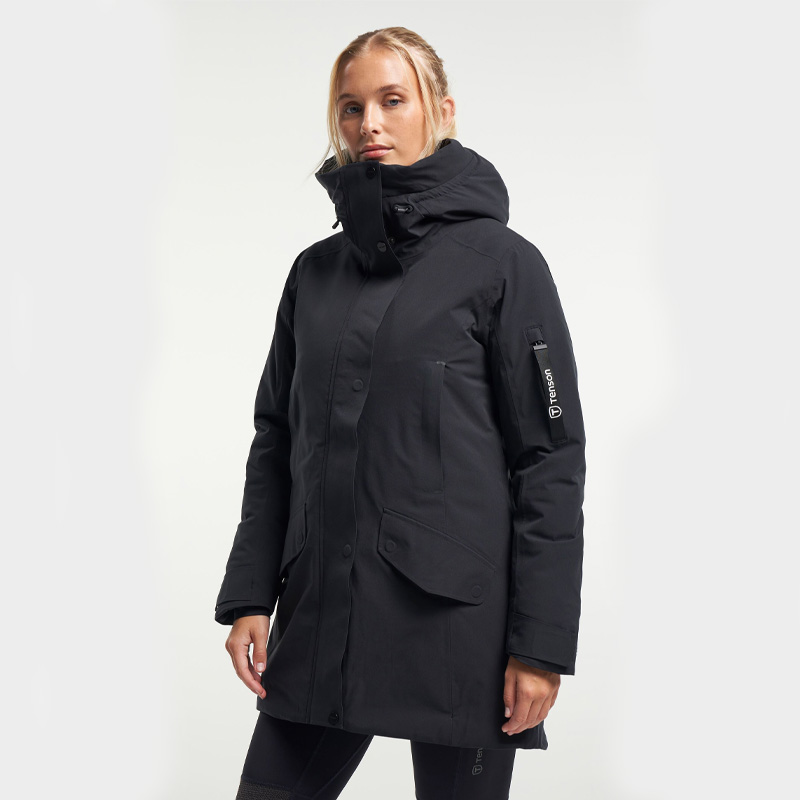 Tenson Vision Jacket 2.0 W Tap Shoe (Black) 🧥 Regenjas.nl