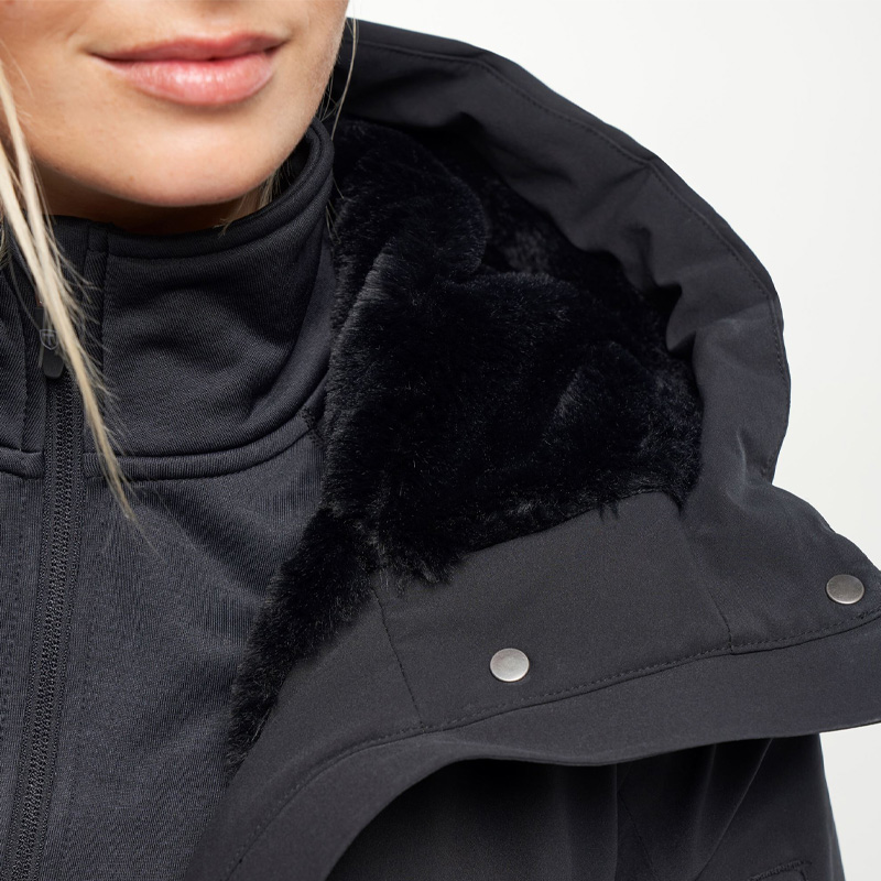 Tenson Vision Jacket 2.0 W Tap Shoe (Black) 🧥 Regenjas.nl