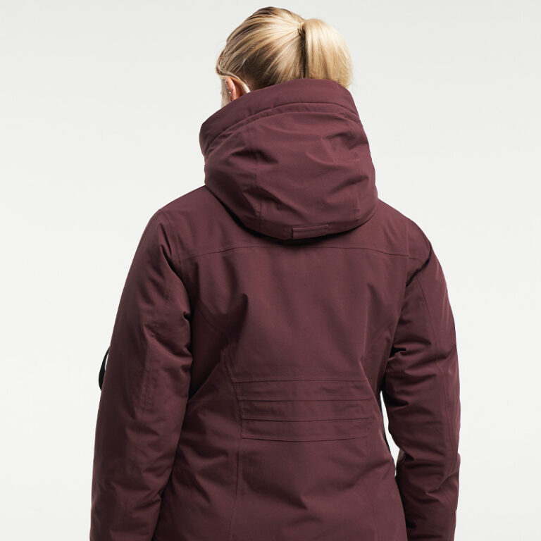Tenson Regenjas Dames Vision Jacket 2.0 Fudge (Aubergine) 🧥 Regenjas.nl